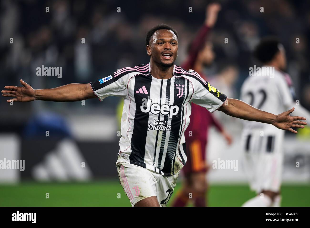 Lois Openda of Juventus FC celebrates after scoring a goal during the ...