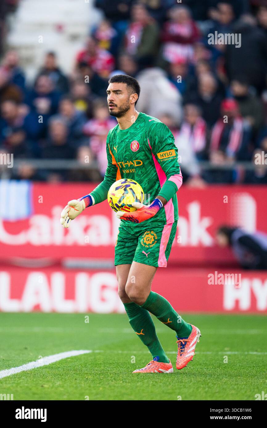 Girona FC player (13) Paulo Gazzaniga goalkeeper of Girona FC during ...