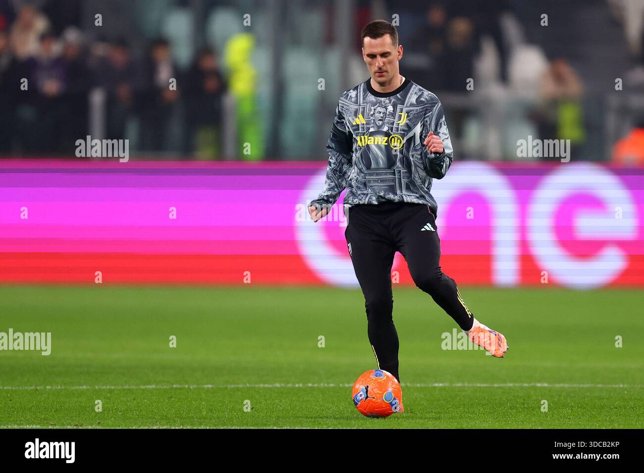Arkadiusz Milik of Juventus Fc during warm up before the Serie A ...