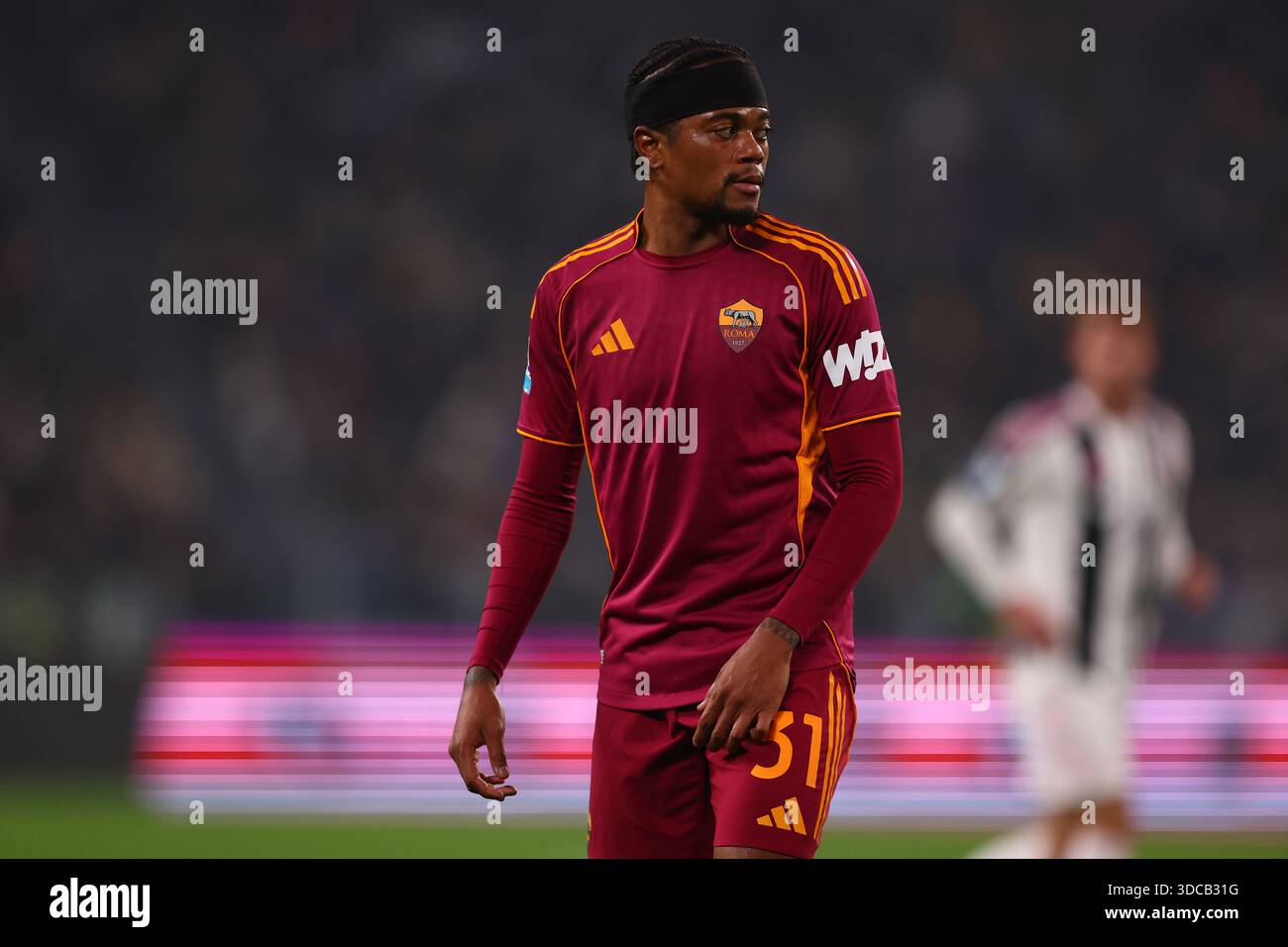 Torino, Italy. 20th Dec, 2025. Leon Bailey of AS Roma looks on during ...