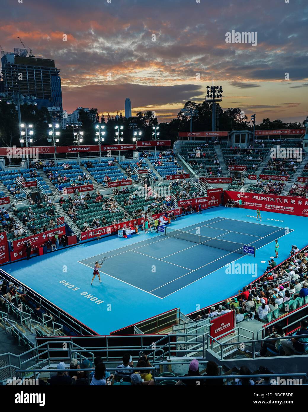 WTA Hong Kong 125 Open at the Victoria Park tennis court, Hong Kong, on ...