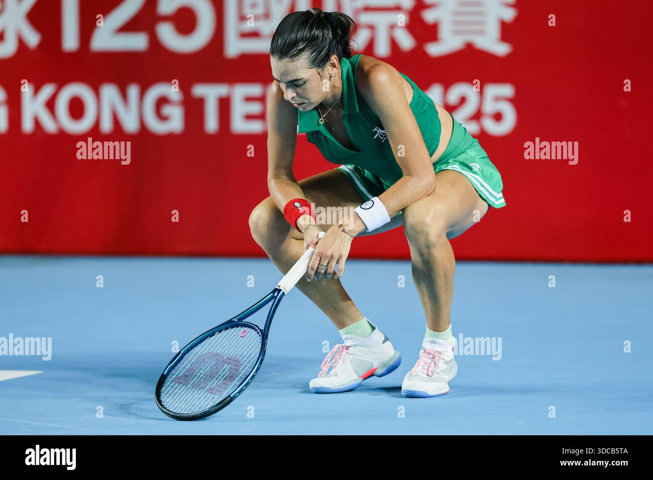 WTA Hong Kong 125 Open at the Victoria Park tennis court, Hong Kong, on ...