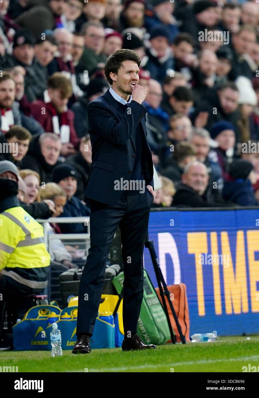 Rangers manager Danny Rohl during the William Hill Premiership match at ...