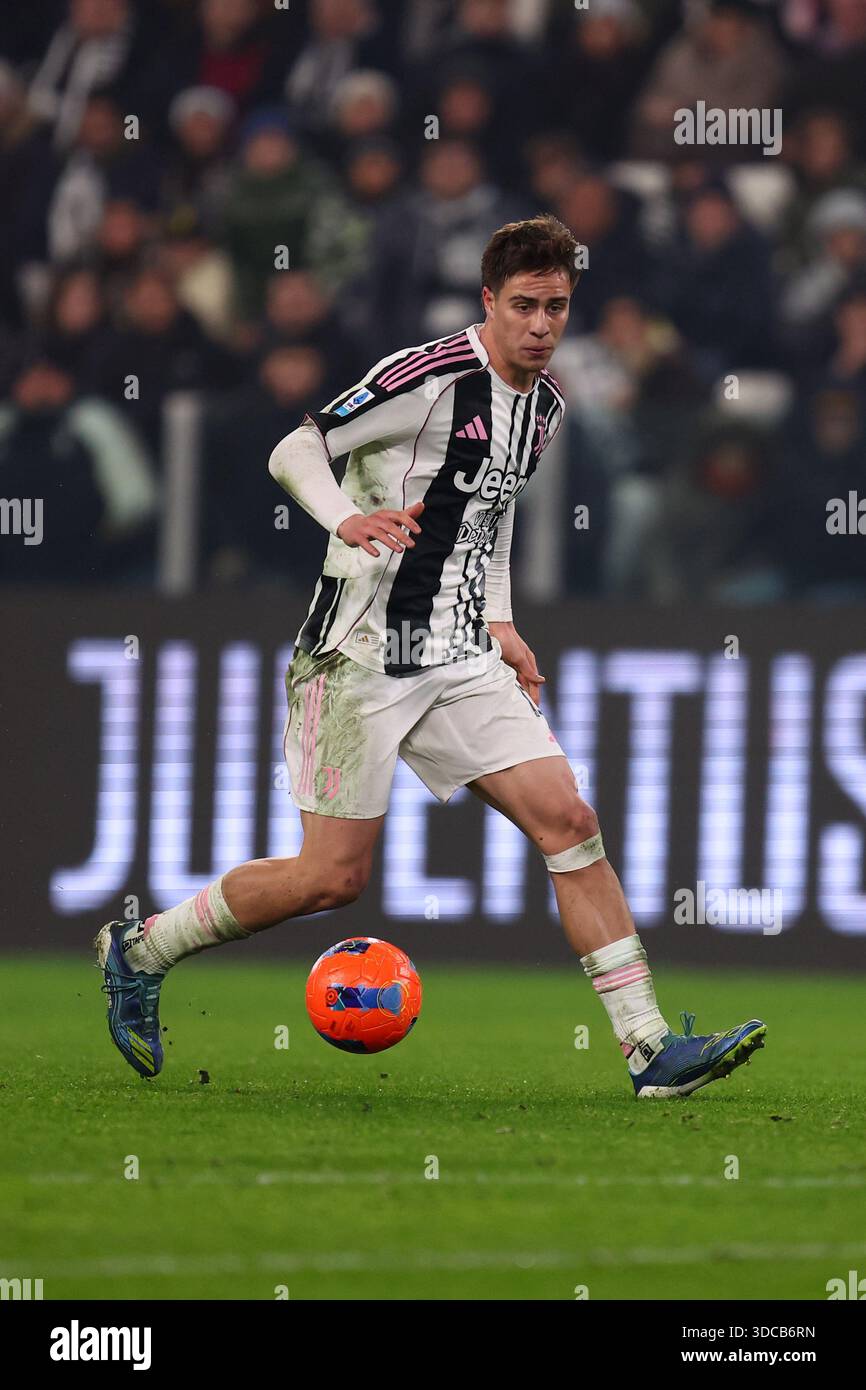 Kenan Yildiz of Juventus Fc in action during the Serie A match beetween ...