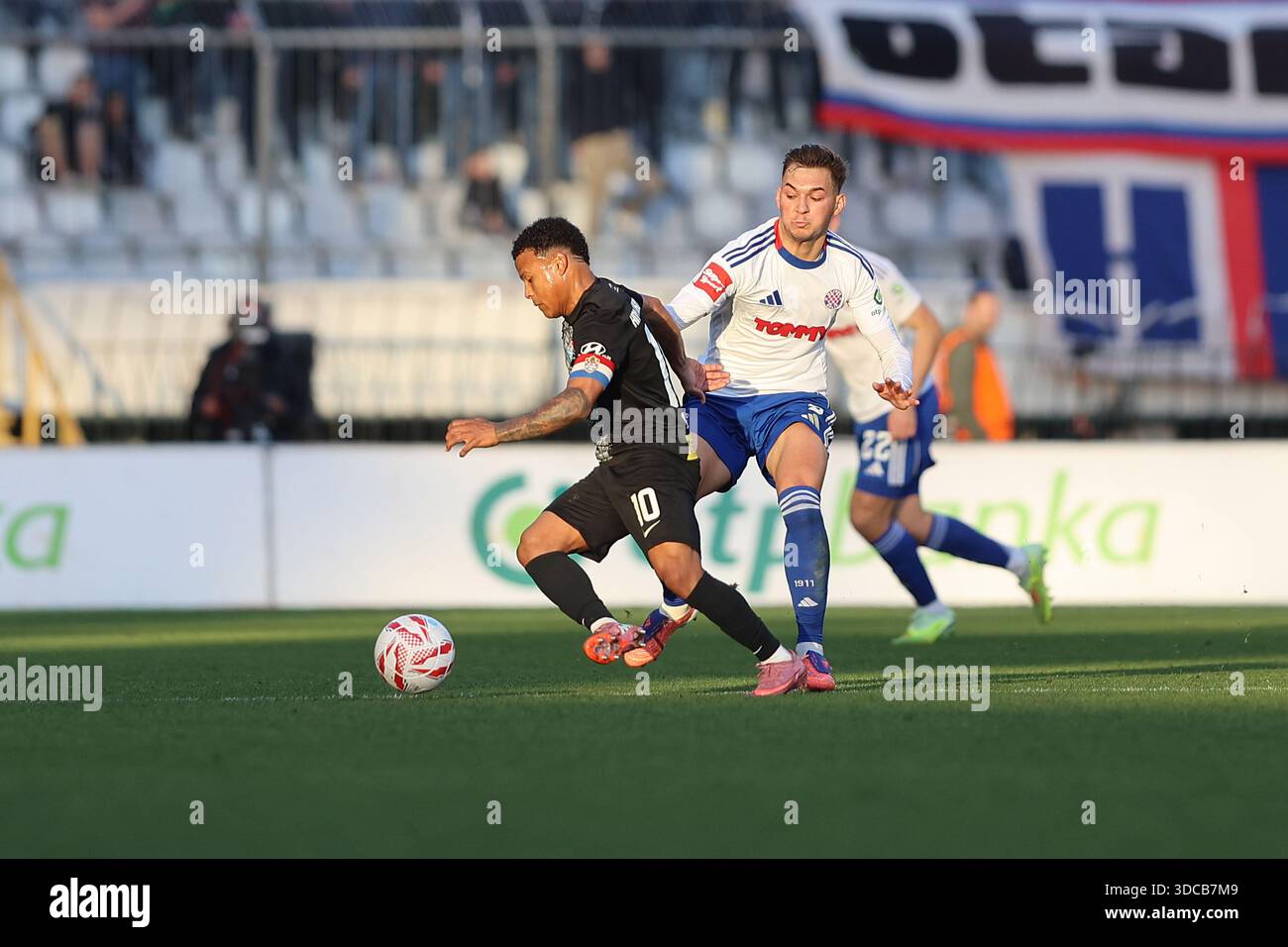 Robin De Jesus Gonzalez of HNK Vukovar and Niko Kristian Sigur of HNK ...