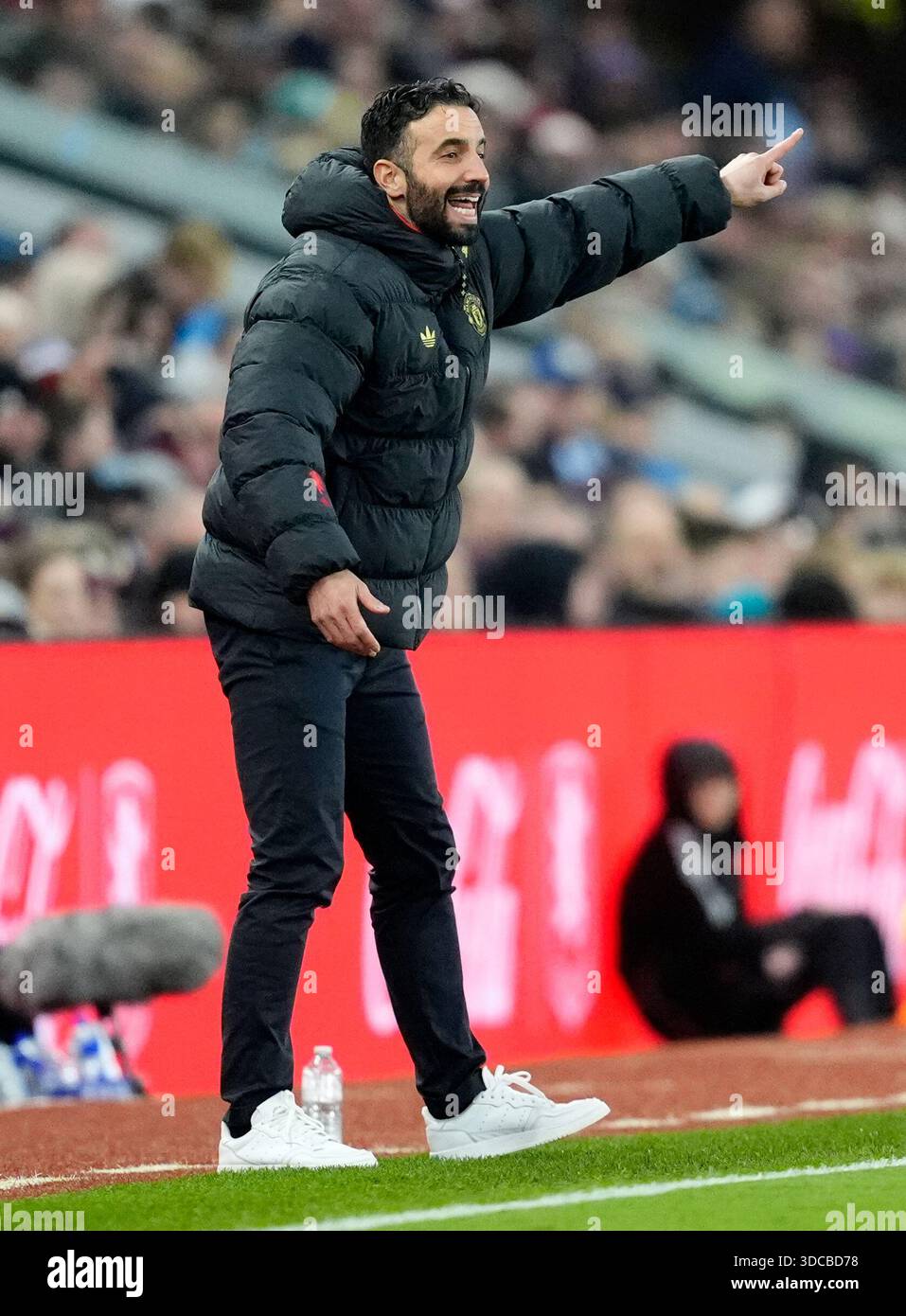 Manchester United manager Ruben Amorim during the Premier League match ...