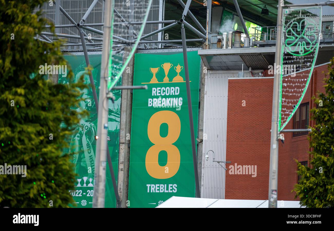 21st December 2025; Celtic Park, Glasgow, Scotland: Celtic Fan Protest ...