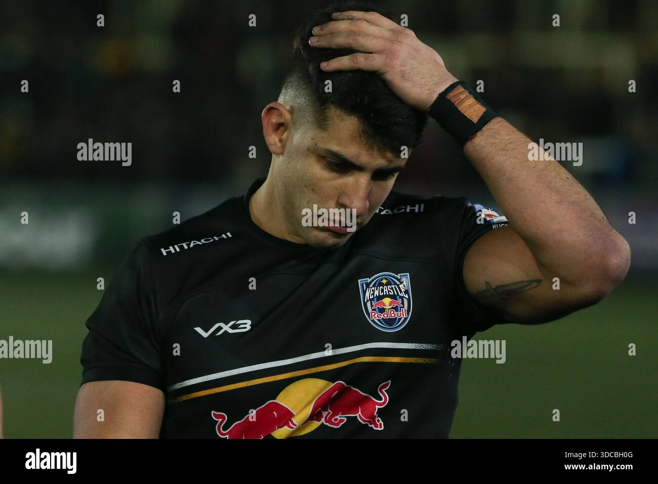 Simón Benítez Cruz Of Newcastle Red Bulls shows dejection during the ...