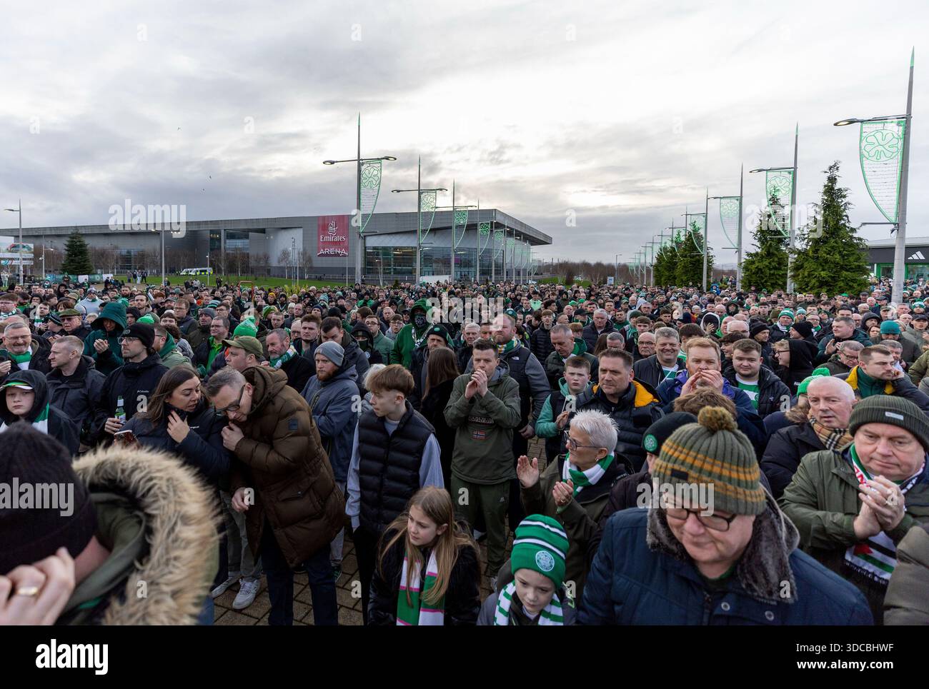 21st December 2025; Celtic Park, Glasgow, Scotland: Celtic Fan Protest ...