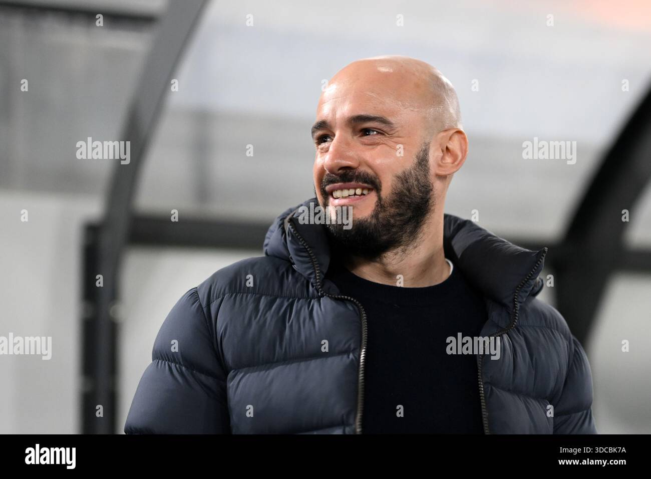 Cercle's head coach Onur Cinel pictured before a soccer match between ...