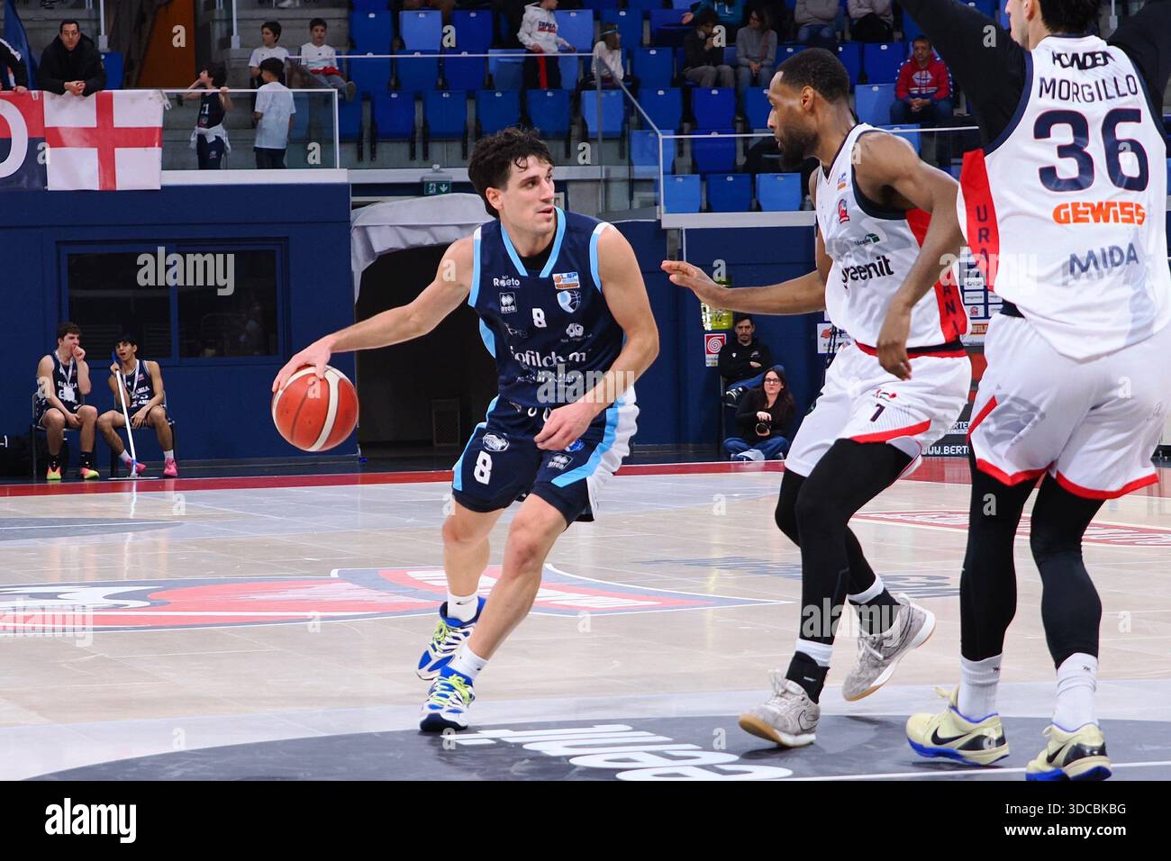 Tommaso Laquintana (Liofilchem Roseto) during Wegreenit Urania Milano ...