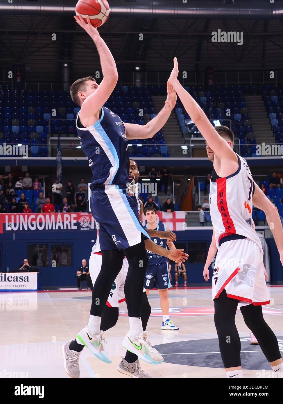 Kiryl Tsetserukou (Liofilchem Roseto) during Wegreenit Urania Milano vs ...