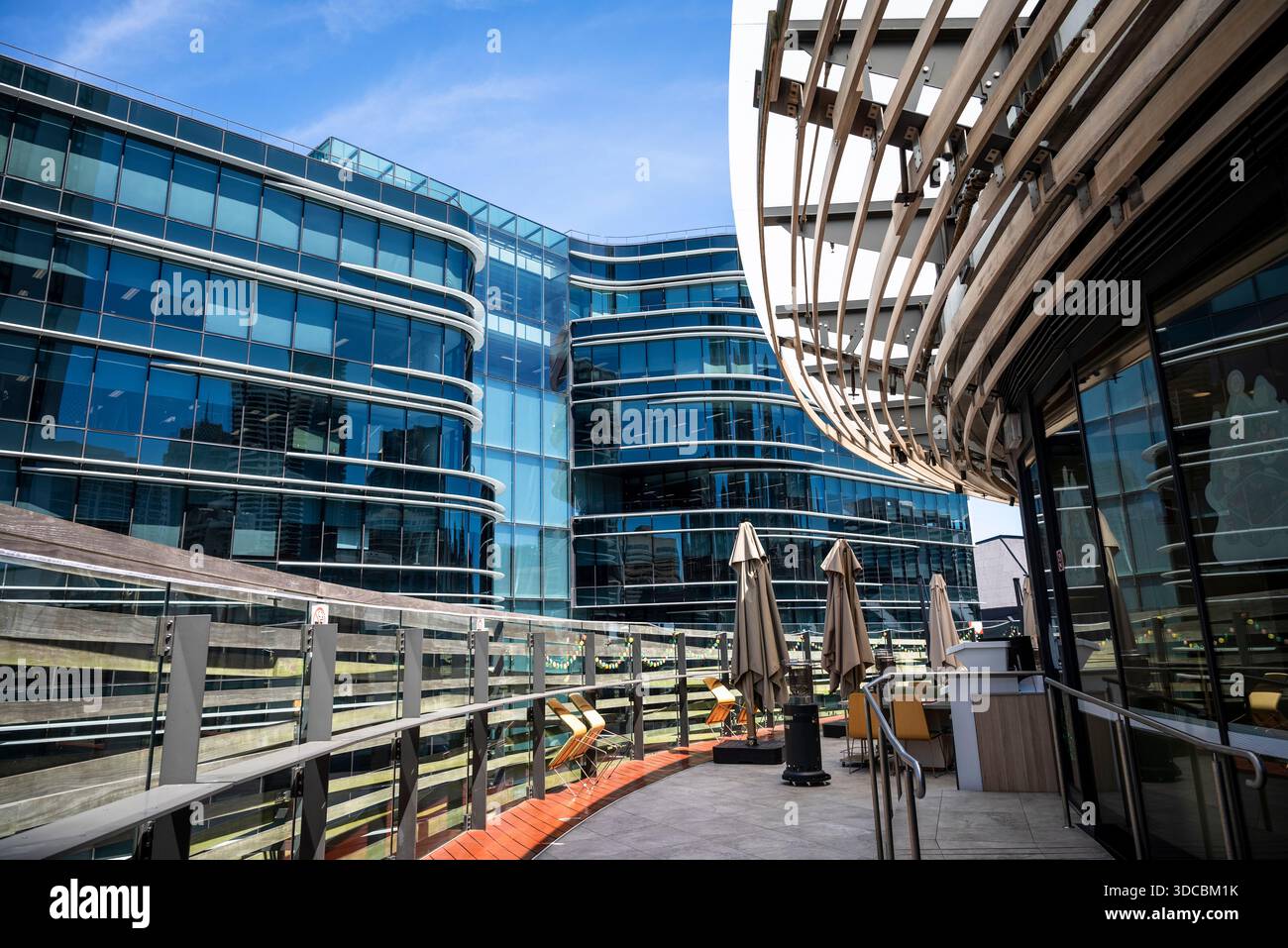 Terrace restaurant on th City of Sydney Library - Darling Square ...