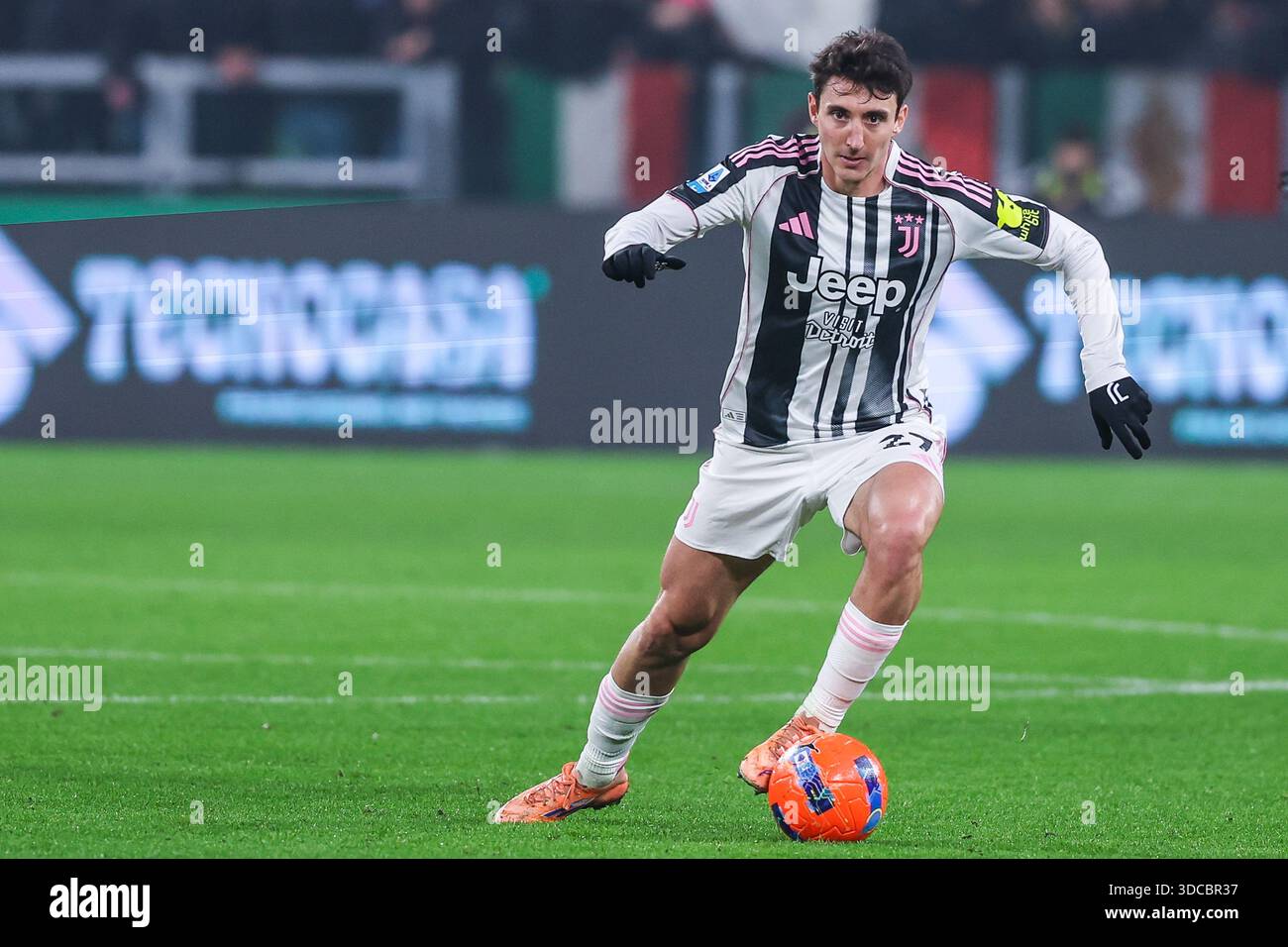 Andrea Cambiaso of Juventus FC seen in action during Serie A 2025/26 ...