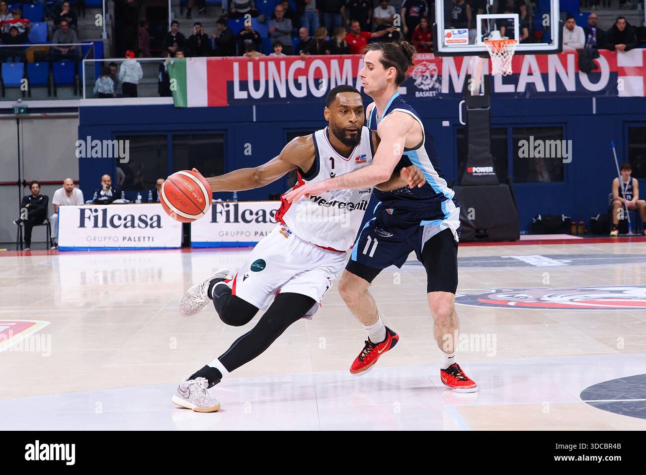 Kevion Taylor ((Wegreenit Urania Basket Milano) during Wegreenit Urania ...