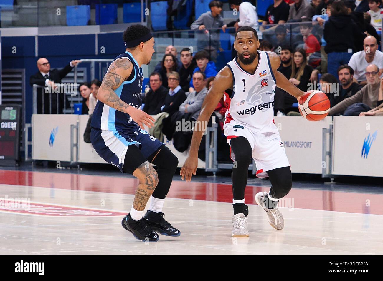 Kevion Taylor ((Wegreenit Urania Basket Milano) during Wegreenit Urania ...