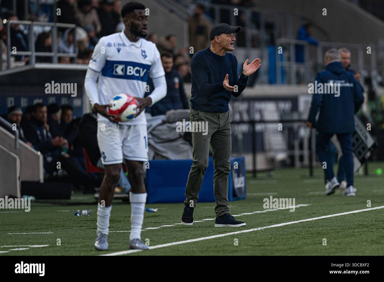 Peter Zeigler (LS headcoach) in action during the Brack Super League ...