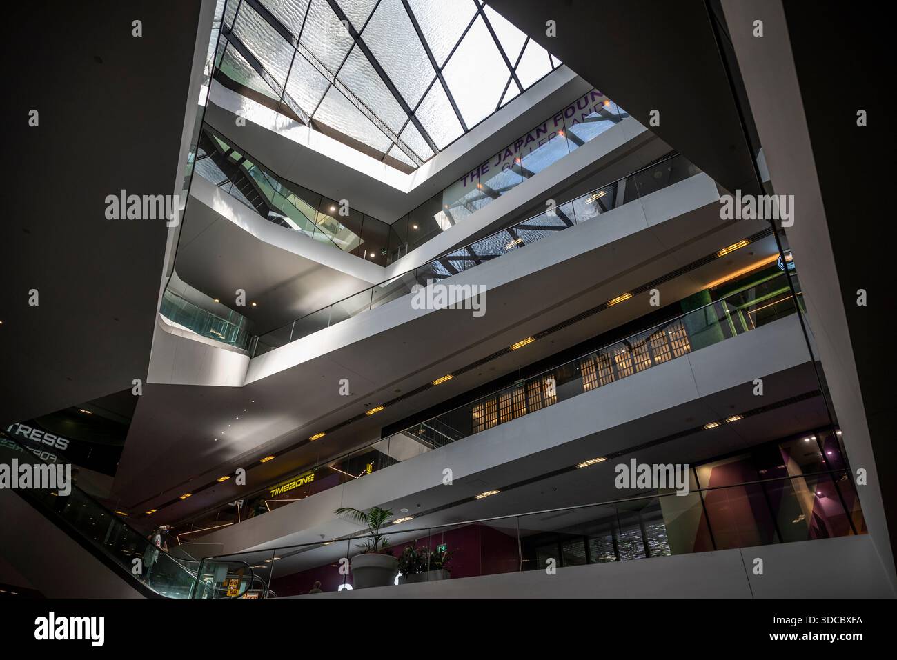 Interior of One Central Park Mall with Japanese style shops and ...