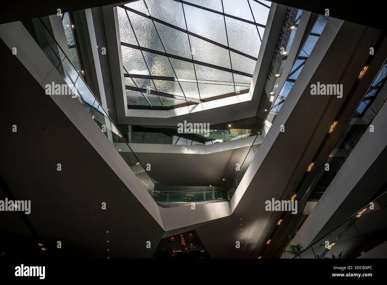 Interior of One Central Park Mall with Japanese style shops and ...