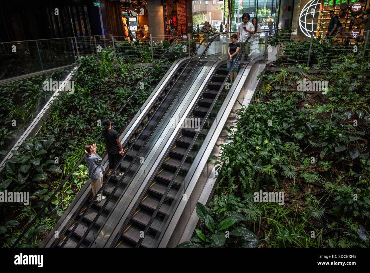 Interior of One Central Park Mall with Japanese style shops and ...