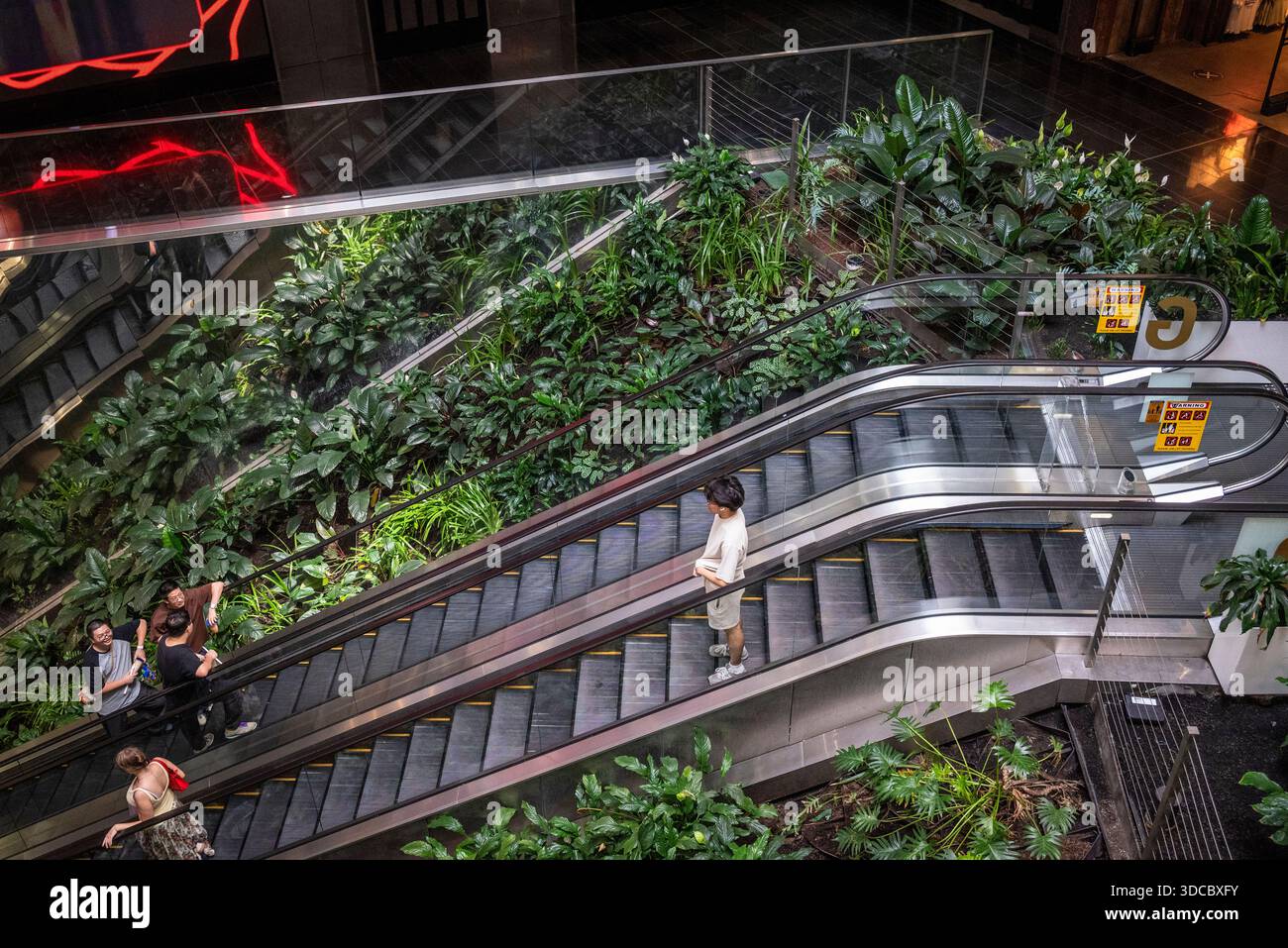 Interior of One Central Park Mall with Japanese style shops and ...