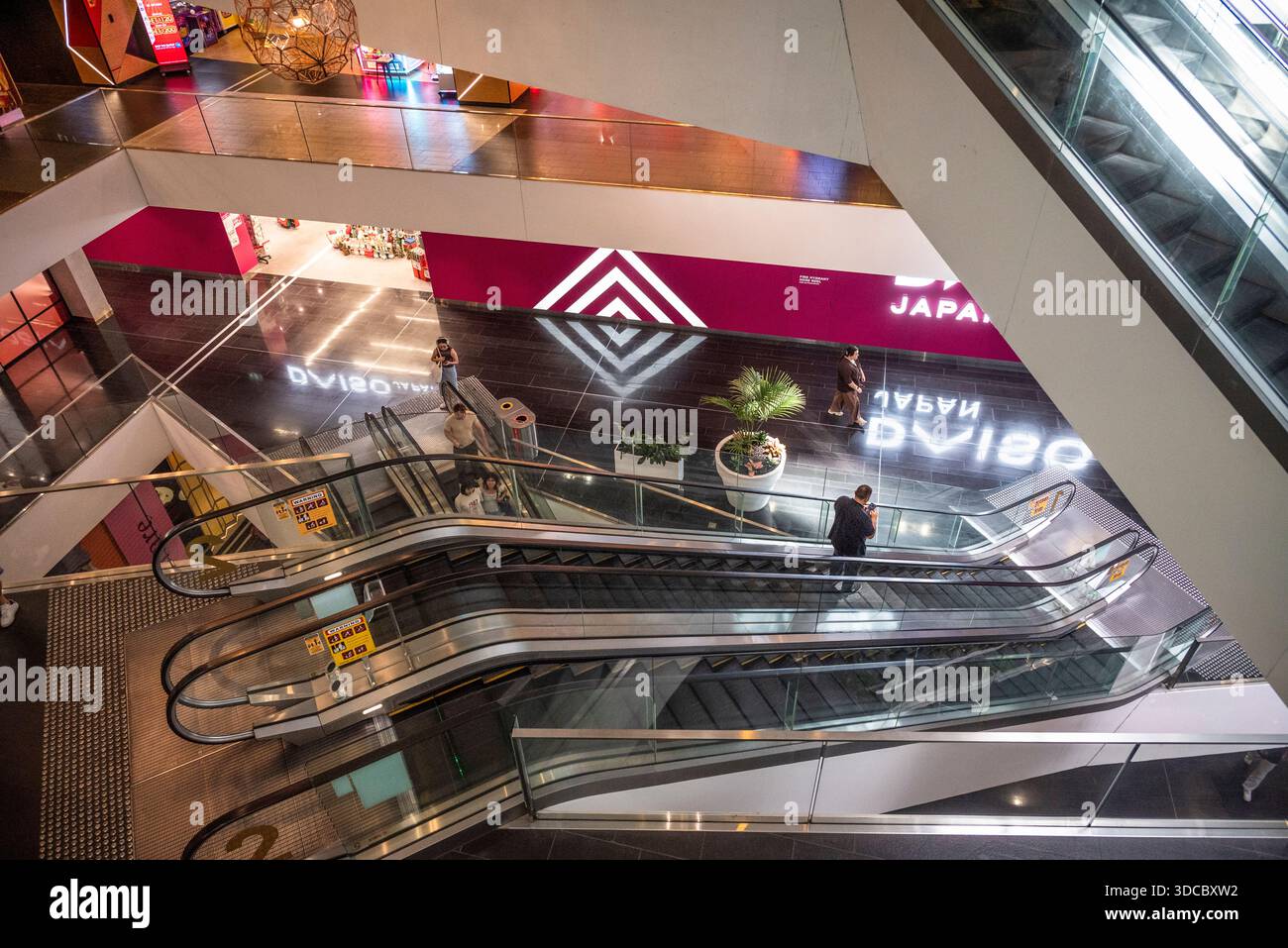 Interior of One Central Park Mall with Japanese style shops and ...