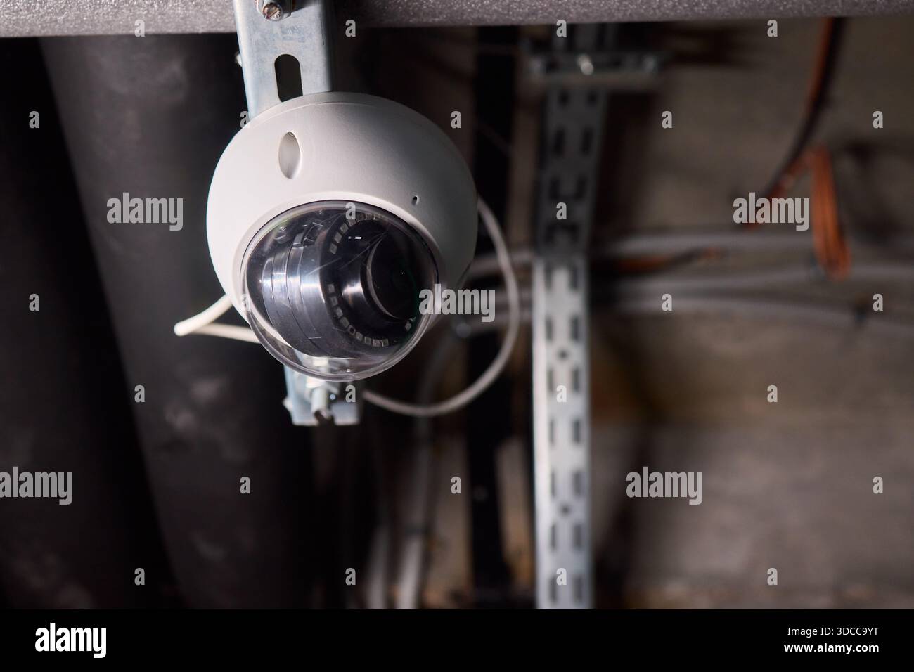 Surveillance Camera Placed in an Industrial Setting Surrounded by ...
