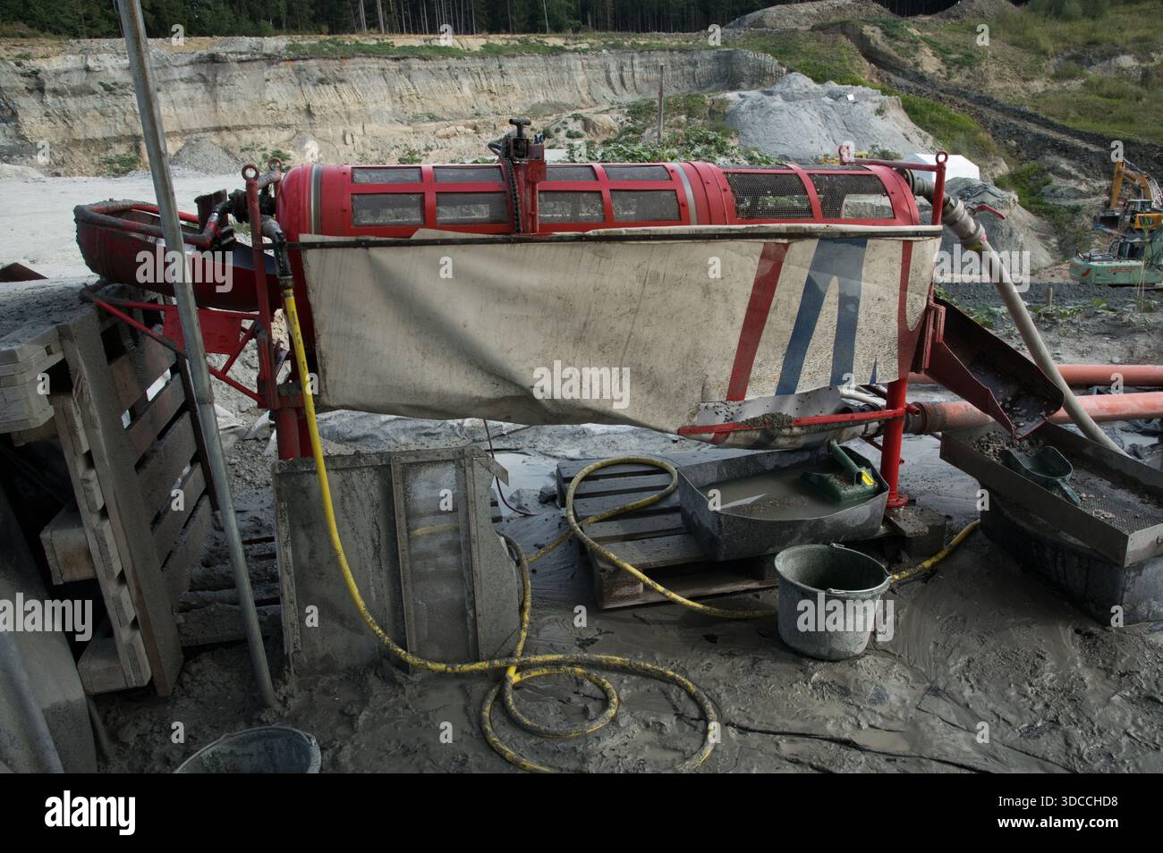 The rotation screen called "Rosie" in Hammerschmiede clay pit in ...