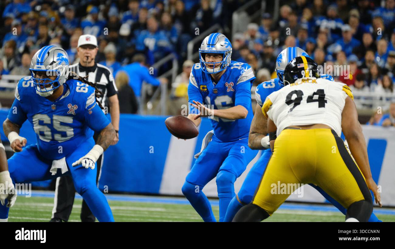 Dec 21, 2025: Jared Goff #16 during the Pittsburgh Steelers vs Detroit ...