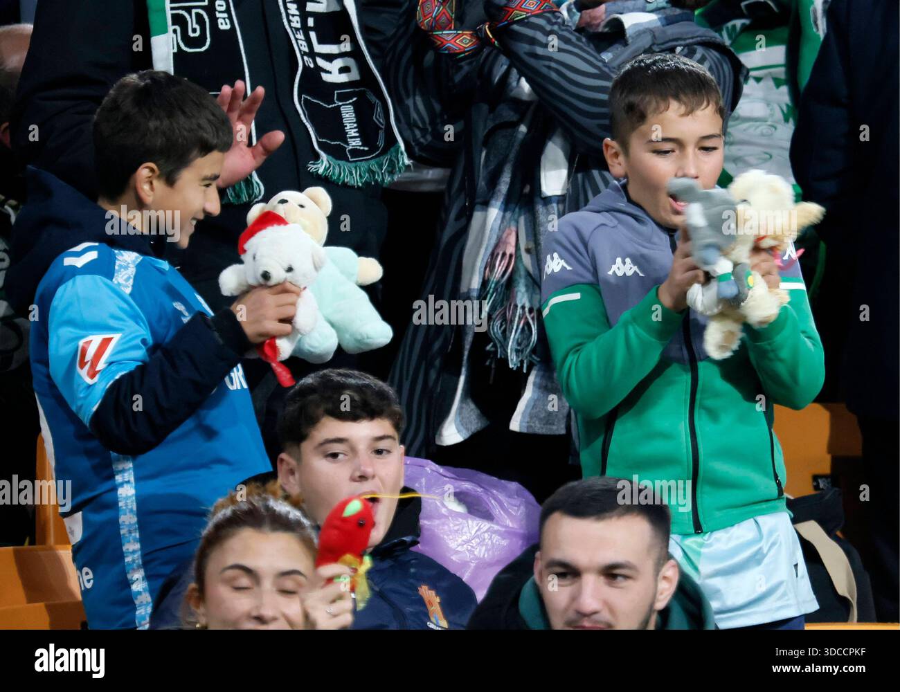 Spanish La Liga EA Sports soccer match Betis vs Getafe at La Cartuja ...