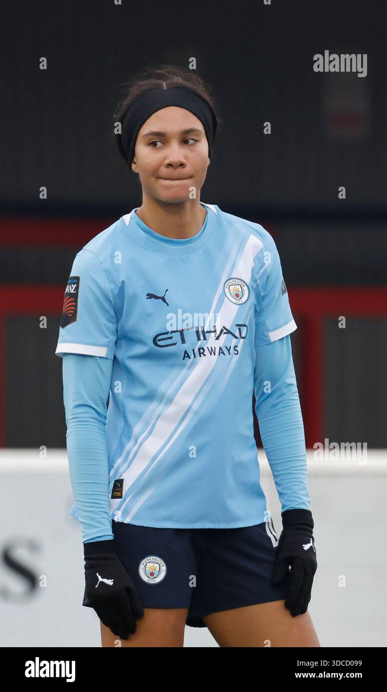LONDON, ENGLAND - Jade Rose of Manchester City WFC in action during ...