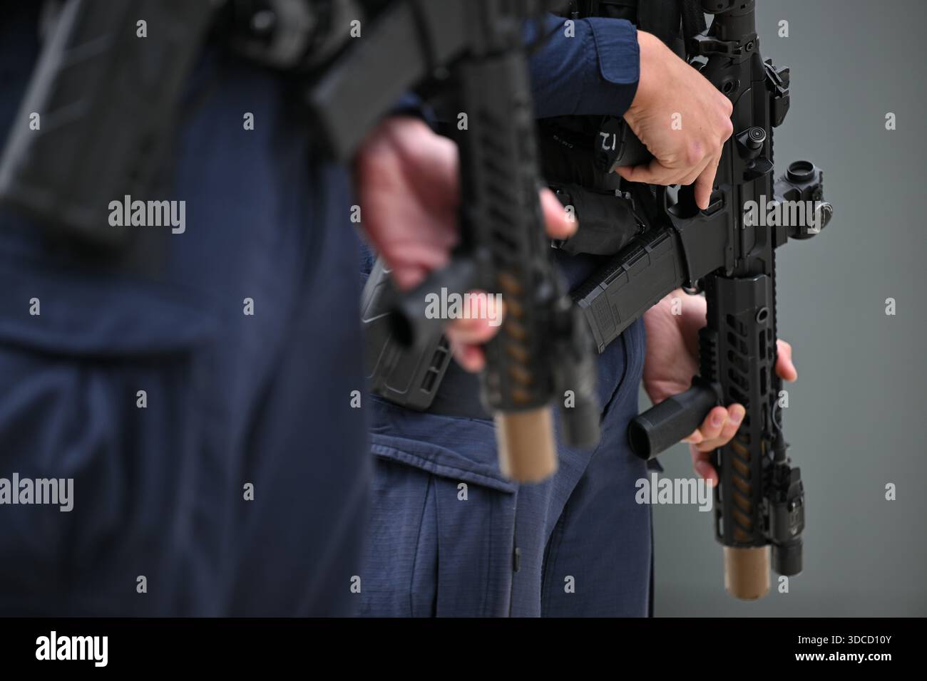 Generic image of a Victoria Police CIRT officer carrying longarm semi ...