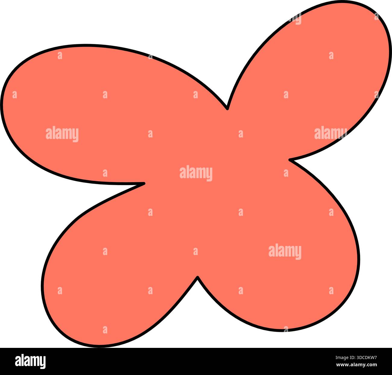 Funny shape flower Stock Vector Images - Alamy