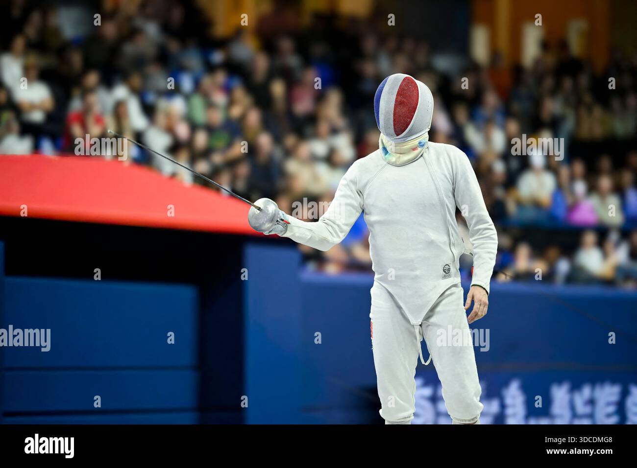 Illustration in action Maxime Pauty during the French fencing ...