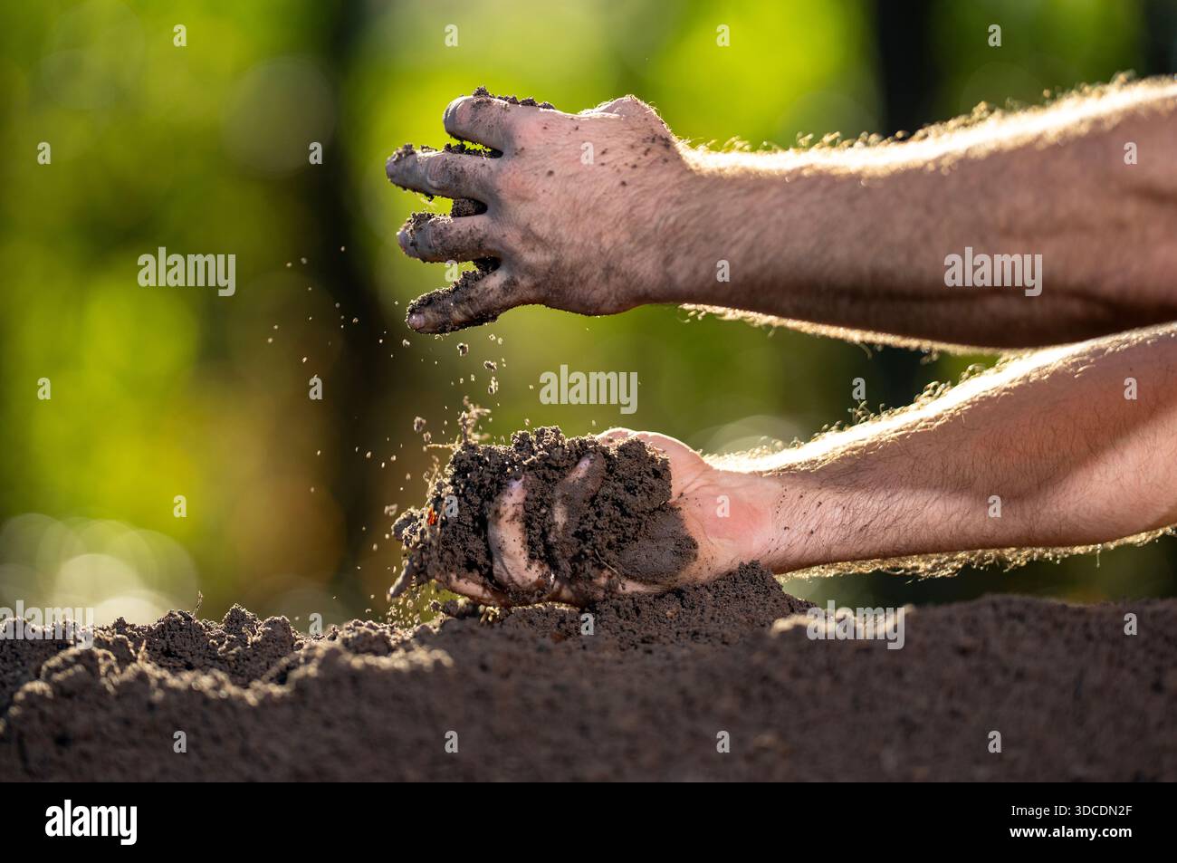 Earth day. Soil in hand. Ecology environment. Save earth, environmental ...