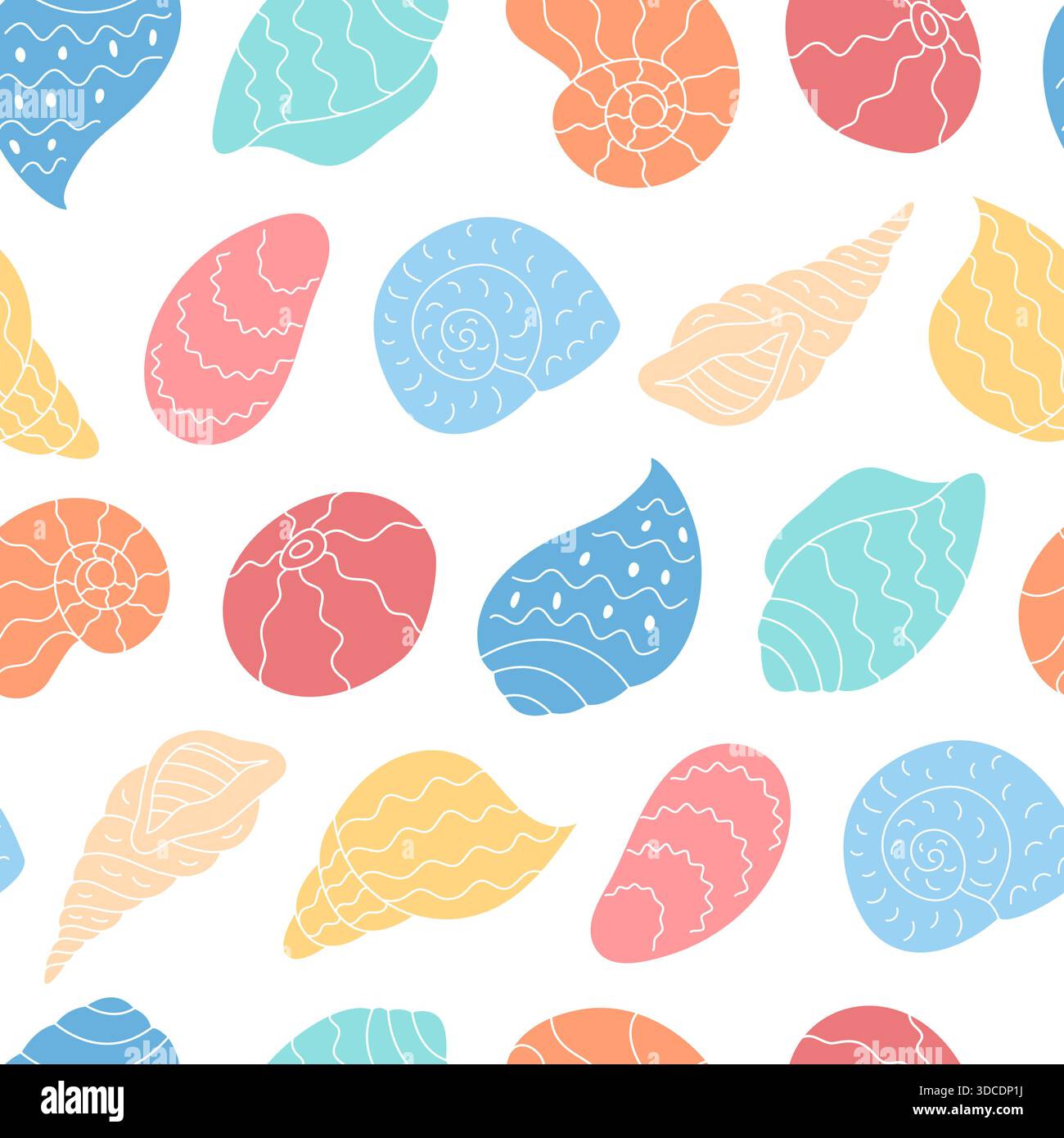 Flat pearl shell Stock Vector Images - Alamy