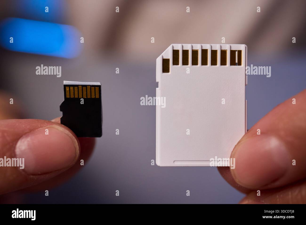 Comparison of SD and MicroSD Cards in Different Hands and Their Various ...