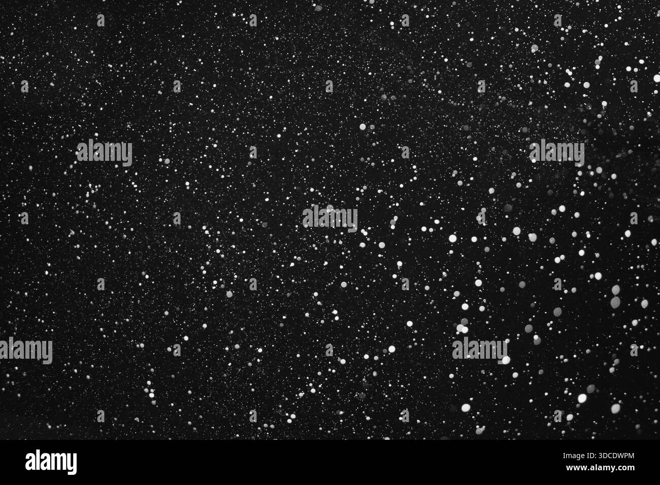 Christmas night snowfall, abstract black background Stock Photo - Alamy