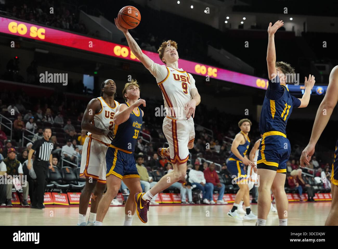 Ryan Cornish #9 of the Southern California Trojans shoots the ball ...