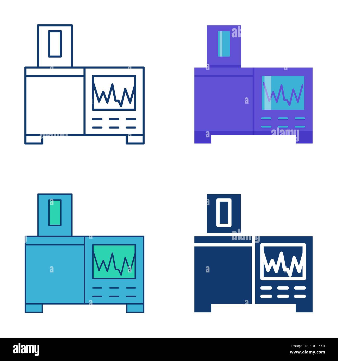 Chromatography line Stock Vector Images - Alamy
