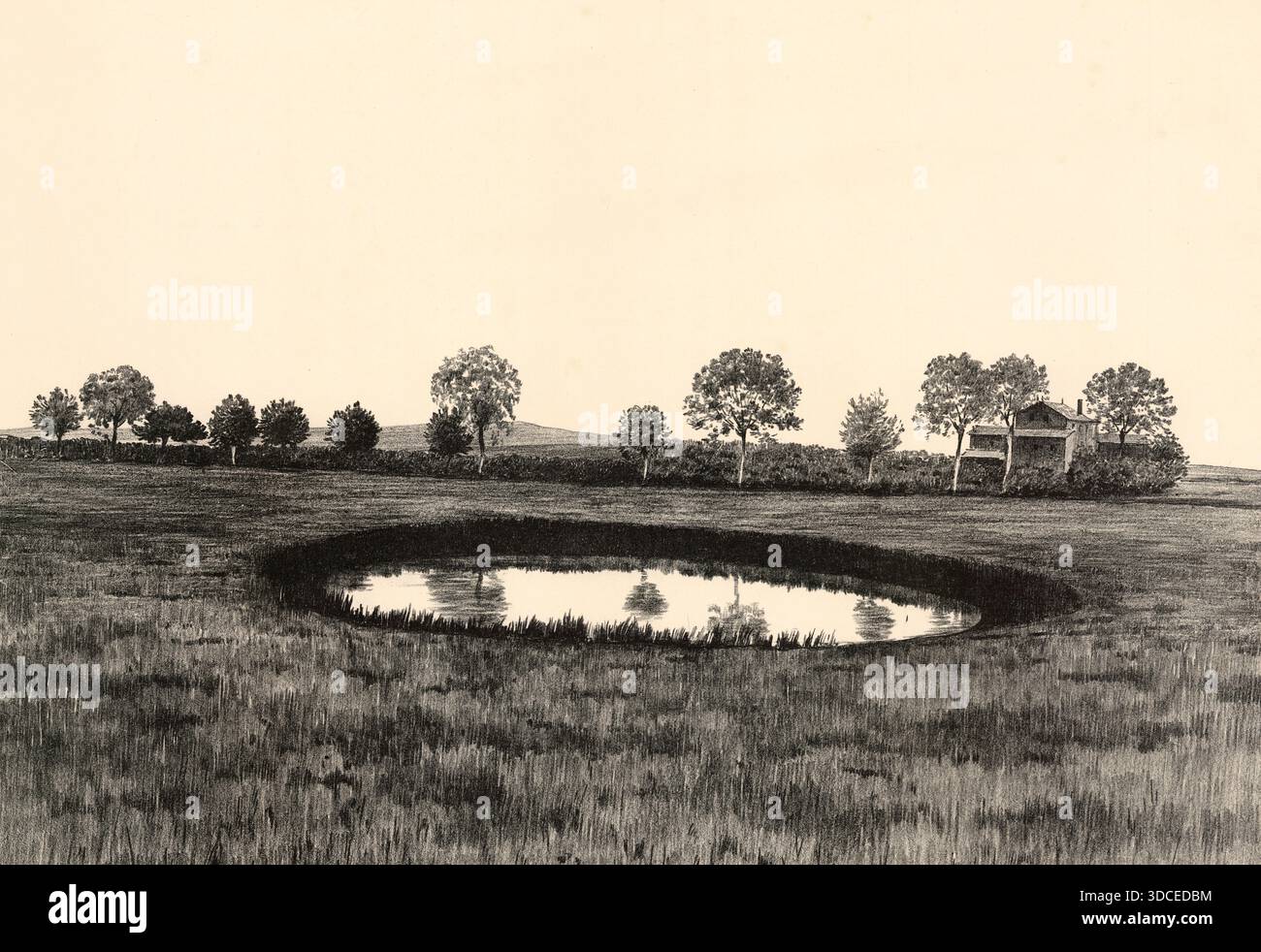 Soll, a small, circular, water-filled depression in the ground within ...