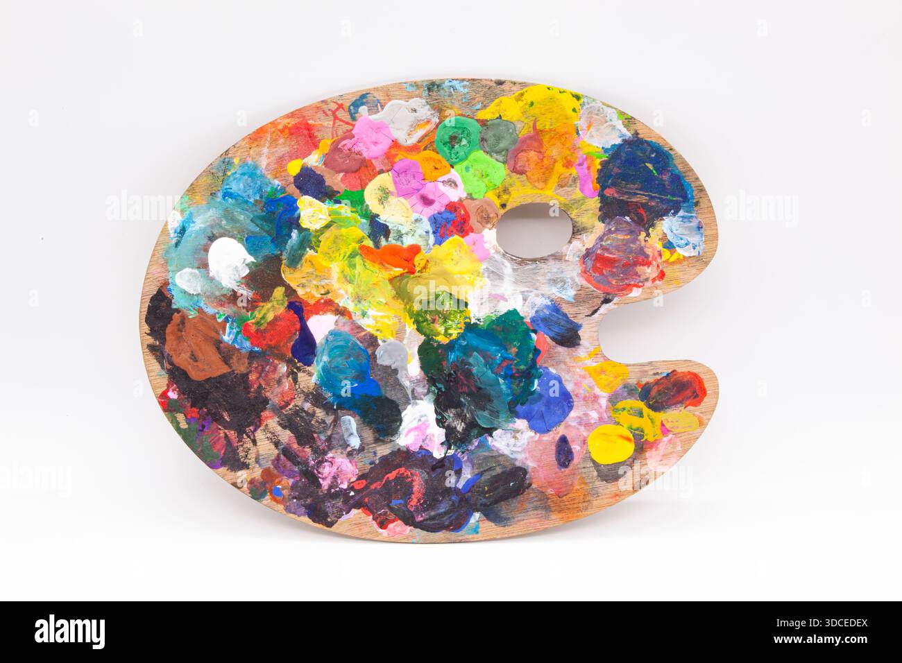 Artists oval palette hi-res stock photography and images - Alamy