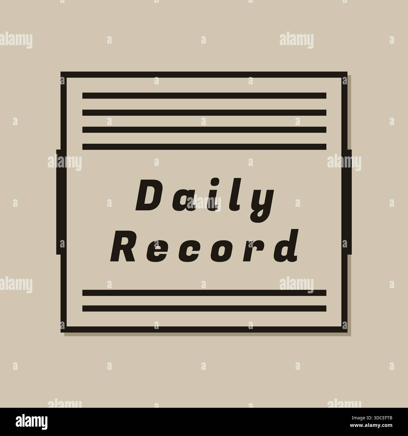 Tracking record Stock Vector Images - Alamy