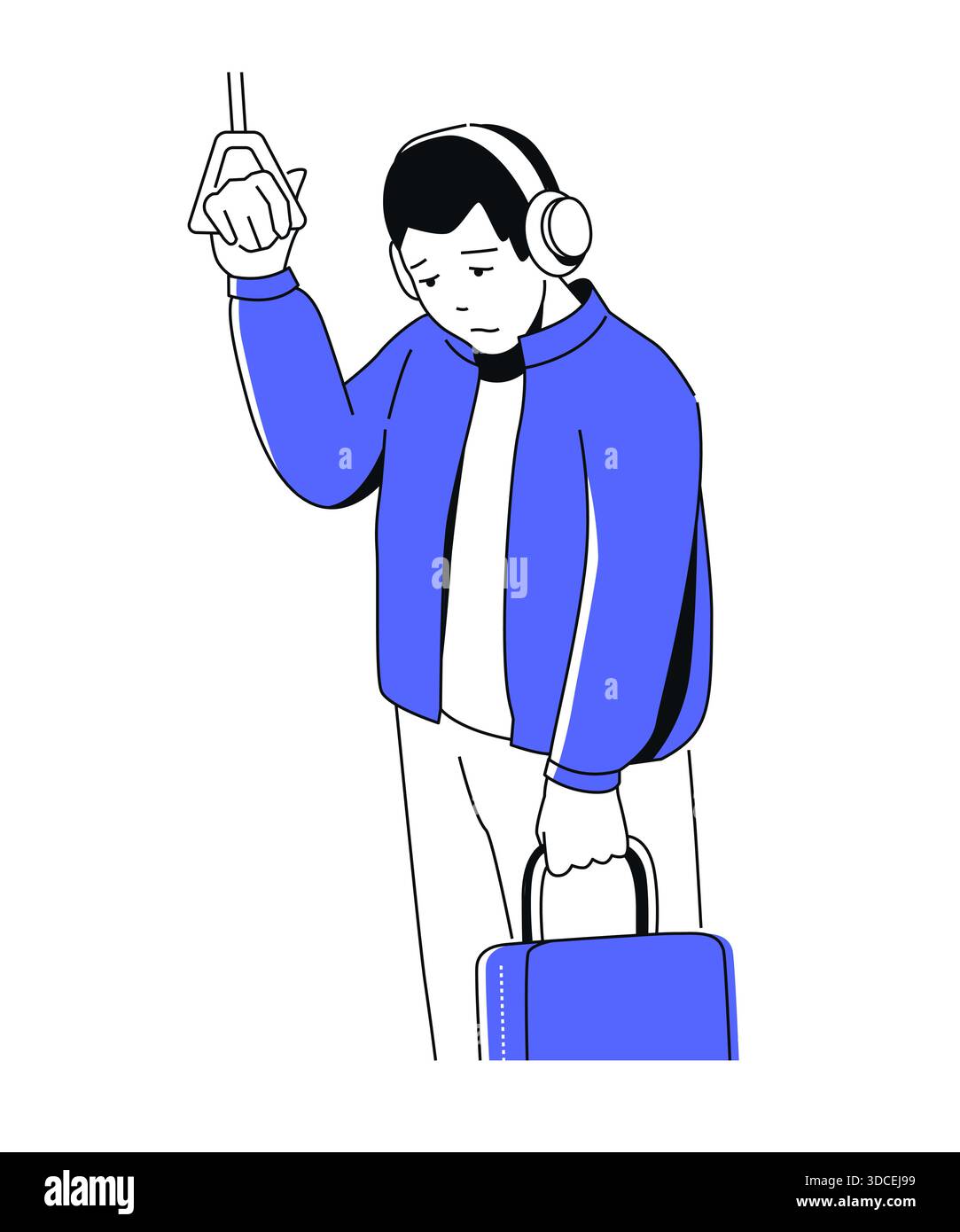 Tired of standing in line Stock Vector Images - Alamy