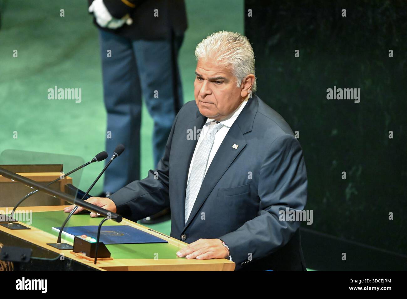 President JosÃ© RaÃºl Mulino Quintero of Panama addresses the United ...