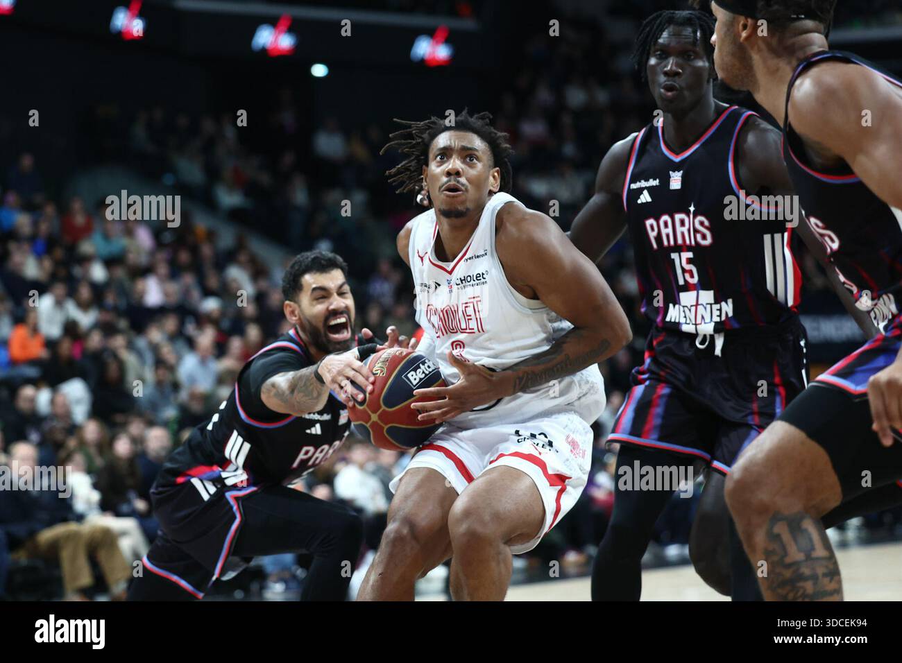 Deandre Gholston of Cholet Basket during the Betclic Elite match ...
