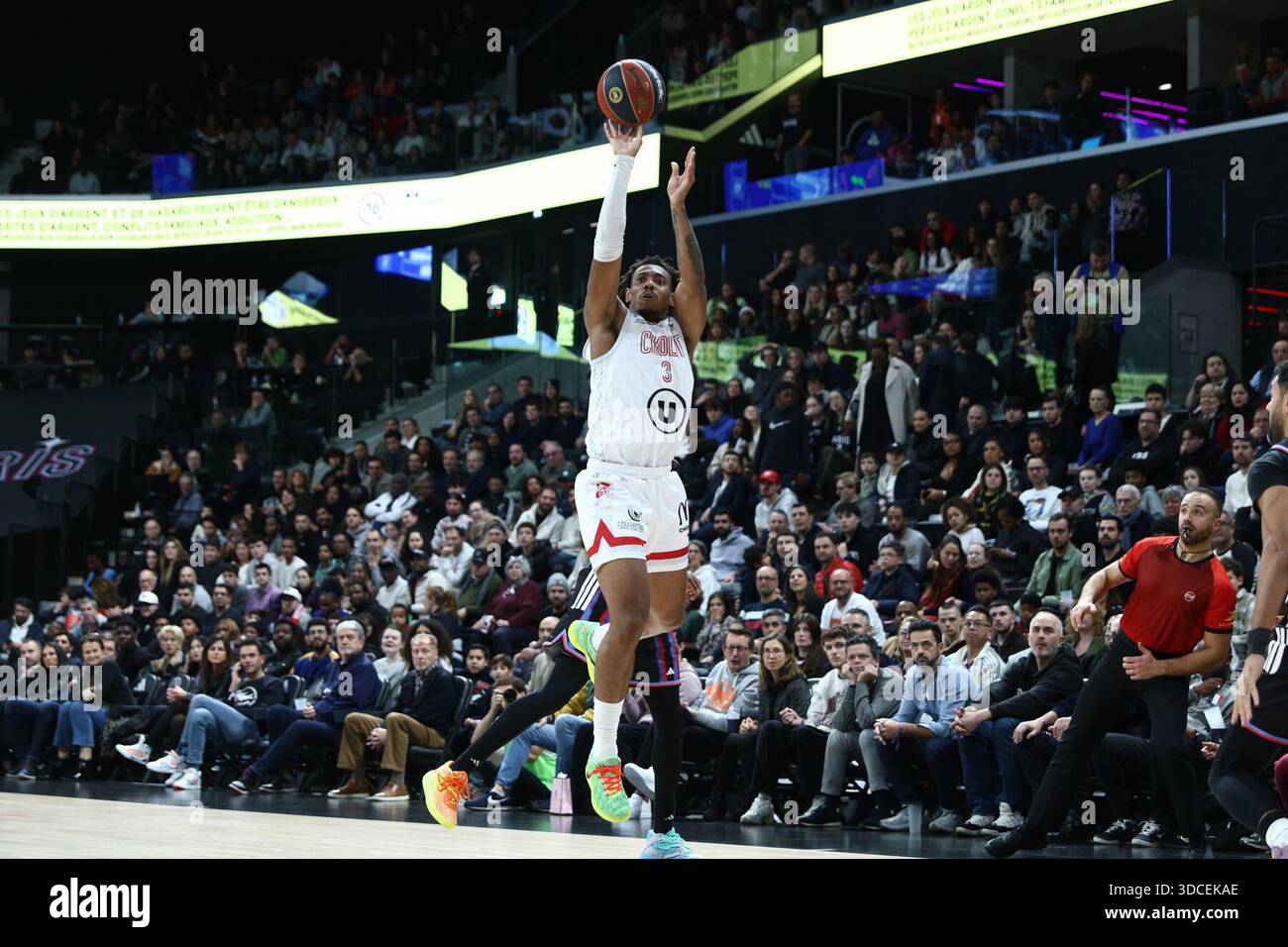 Deandre Gholston of Cholet Basket during the Betclic Elite match ...