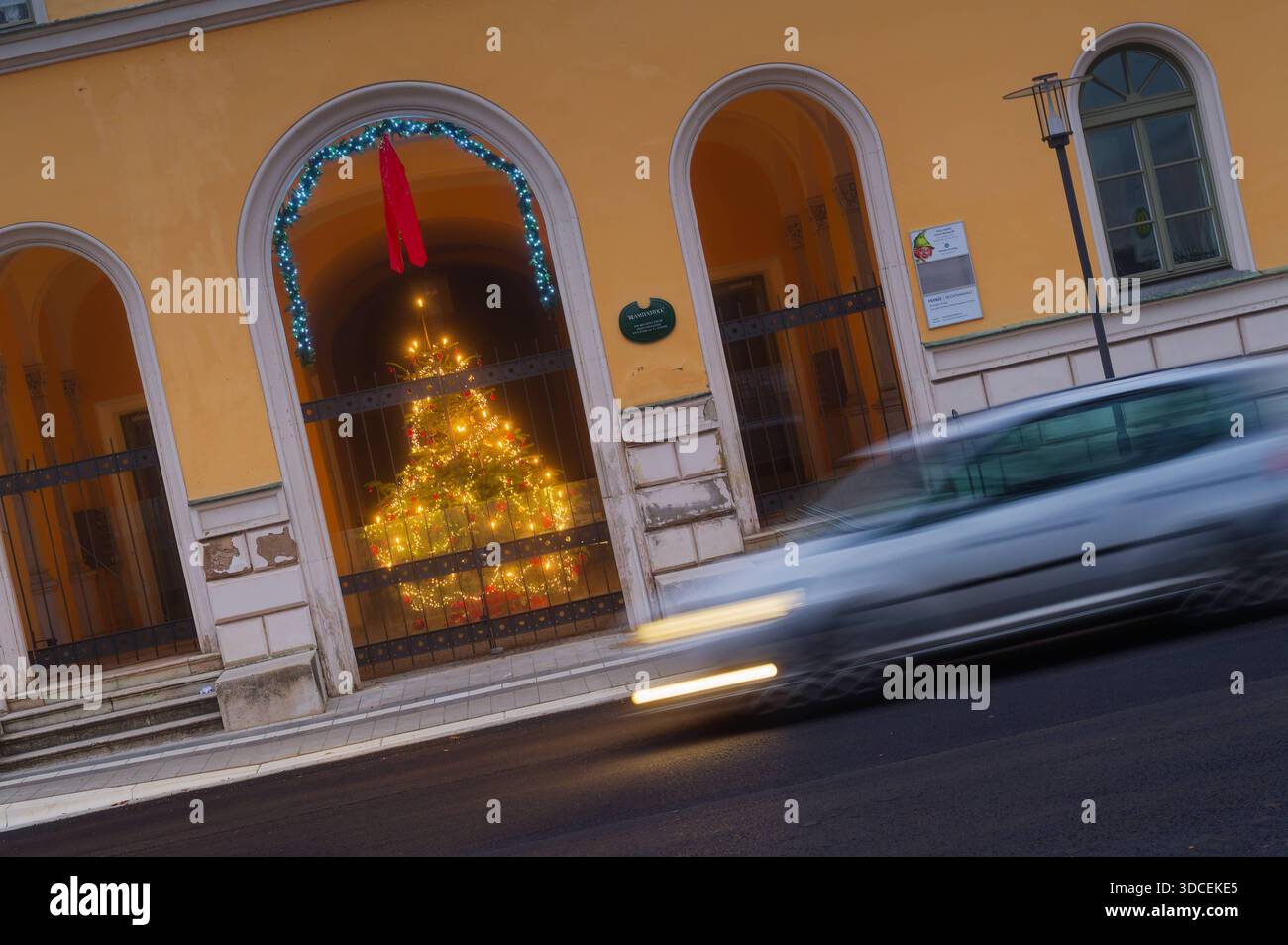 Vorweihnachtliche Stimmung. Weihnachtliche Dekoration in Bad ...