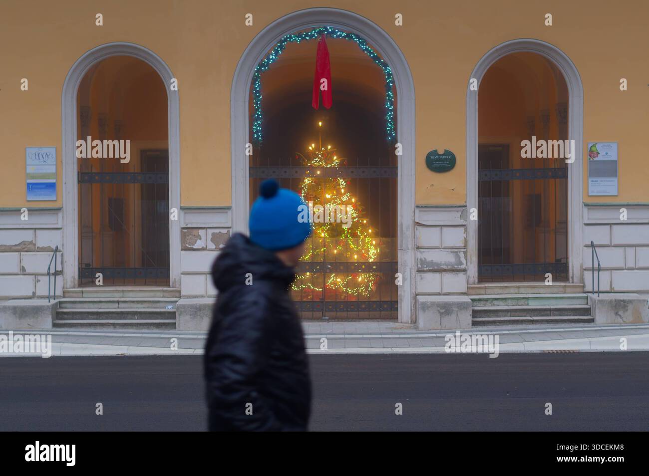 Vorweihnachtliche Stimmung. Weihnachtliche Dekoration in Bad ...