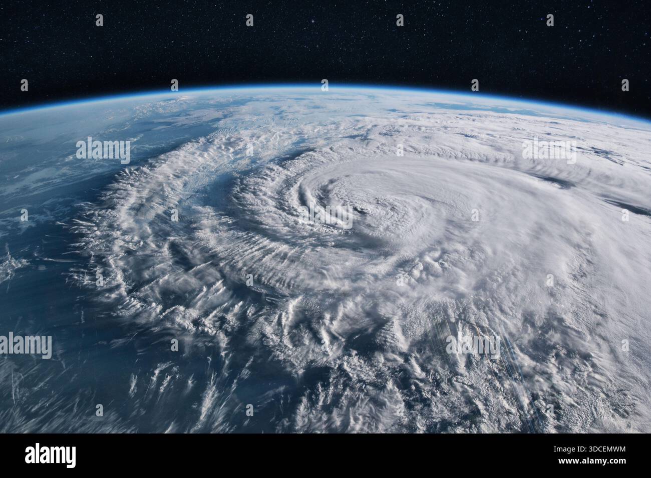 Super Typhoon, tropical storm, cyclone, hurricane, tornado, over ocean ...